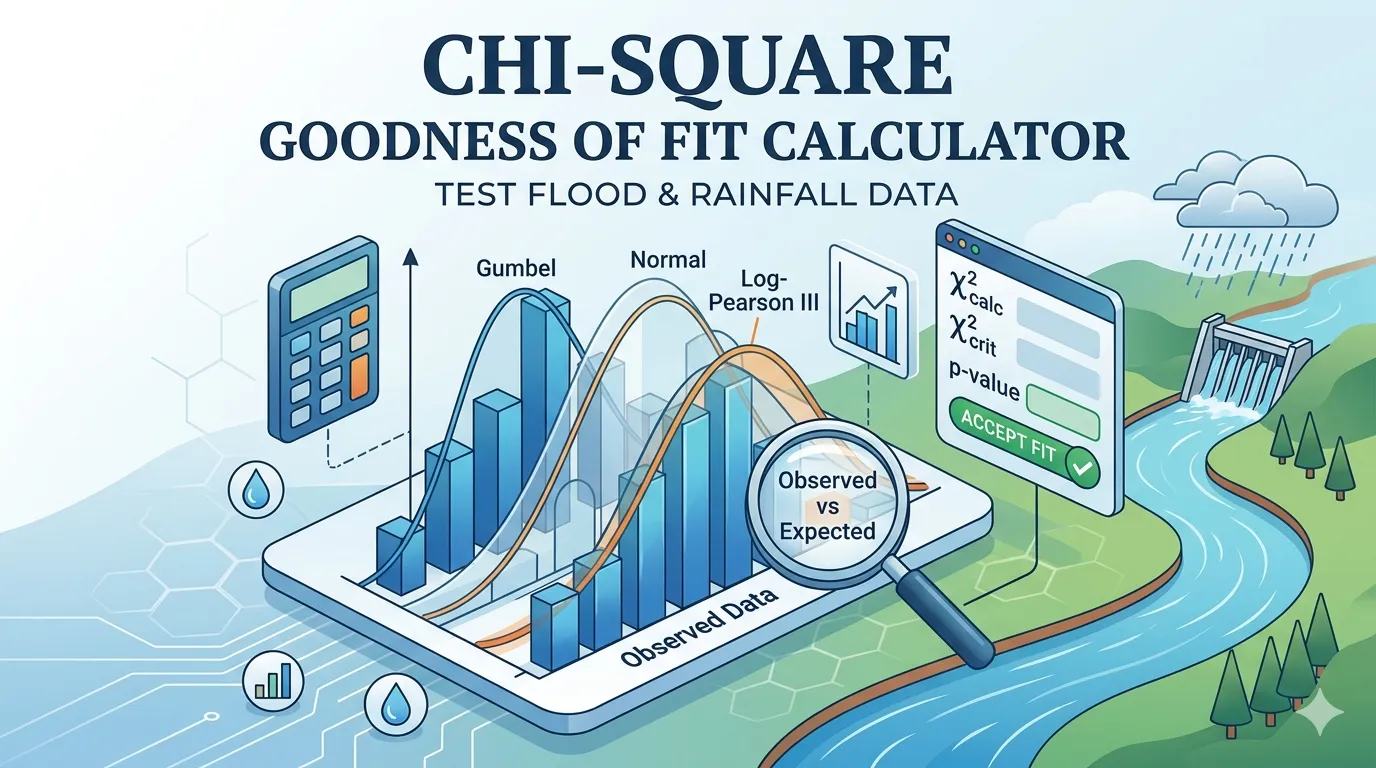 Chi-Square Goodness of Fit Calculator | Hydrology
